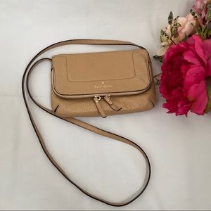 kate spade | Bags | Kate Spade Beige Pebbled Leather Mini Bag | Poshmark